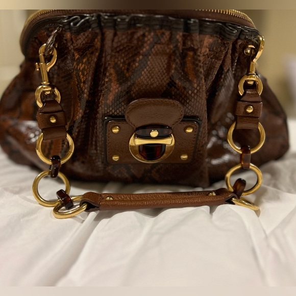 Marc Jacobs | Bags | Marc Jacobs Python Capra Bag | Poshmark